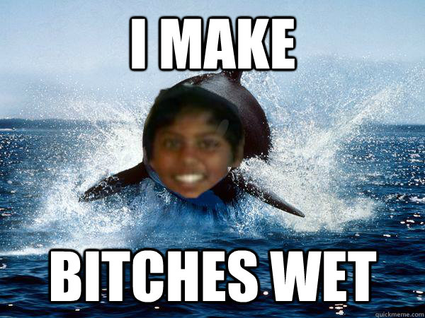 I make Bitches Wet - Sexy Whale - quickmeme