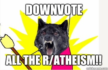 YOUR STATEMENT IS SLIGHTLY AMUSING HA! HA! HA! - All The Insanity Wolves - quickmeme