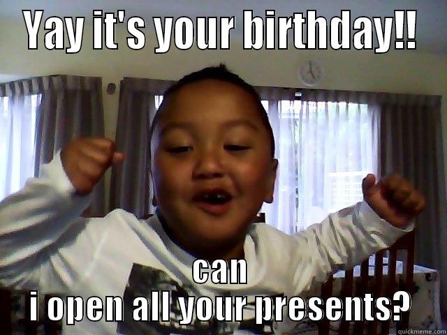 yay your birthday - quickmeme