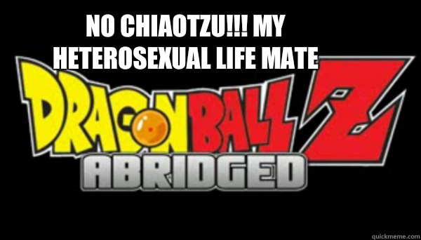 No chiaotzu!!! My heterosexual life mate - TeamFourStar - quickmeme