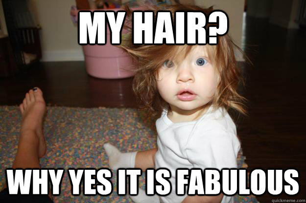 My Hair? Why yes it is fabulous - Misc - quickmeme