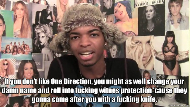 BITCH BYE - Kingsley Overexposed One Direction - quickmeme