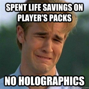 Spent life savings on Player's Packs NO HOLOGRAPHICS - 90s poke problem - quickmeme