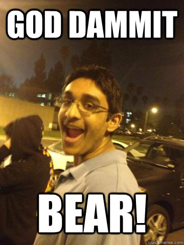 God Dammit Bear! - Misc - quickmeme