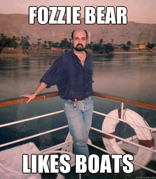 fozzie bear likes boats - Sauve 90s Guy - quickmeme