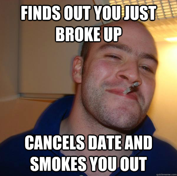 Finds out you just broke up Cancels date and smokes you out - Misc - quickmeme
