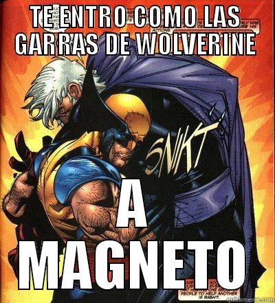 Wolverine stabbing Magneto - quickmeme