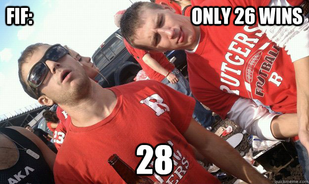 FIF: only 26 wins 28 - Sean Hughes is a - quickmeme