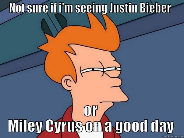 Bieber and Miley - quickmeme
