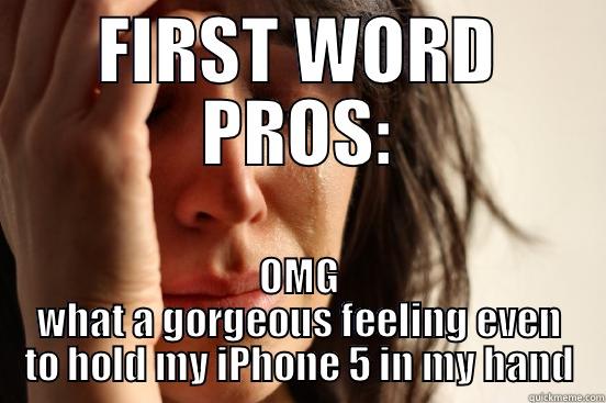 FIRST WORLD PROS - quickmeme