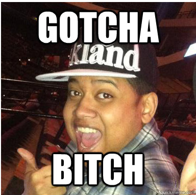 GOTCHA BITCH - JRSurvey - quickmeme