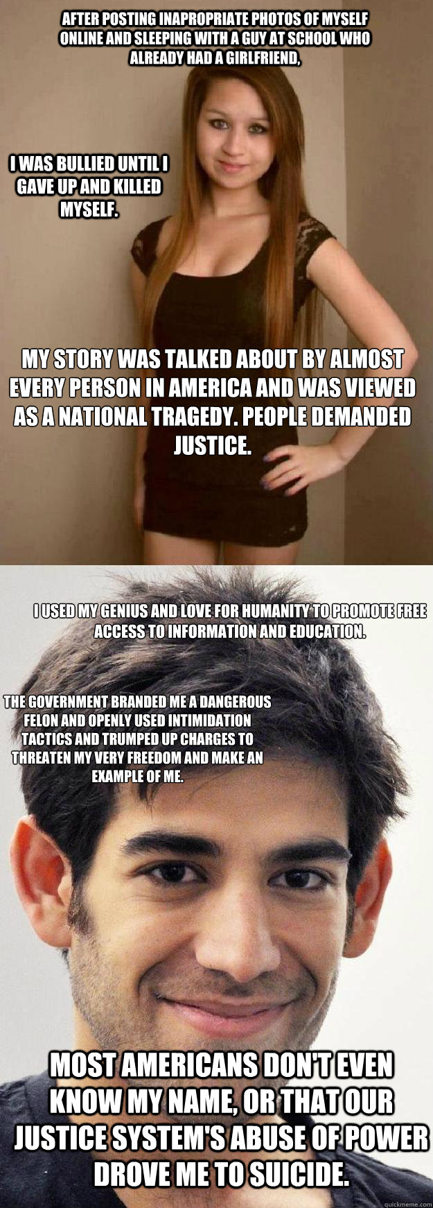 aaron swartz amanda todd memes | quickmeme