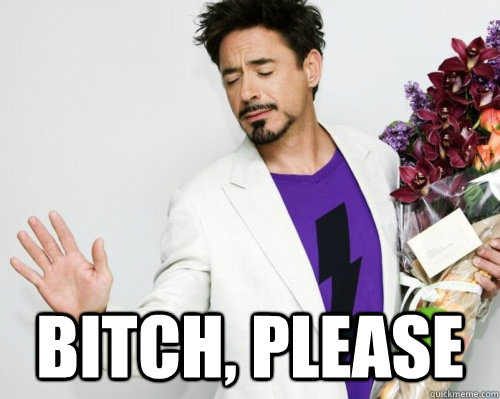 Bitch, Please - Robert Downey, Jr - quickmeme