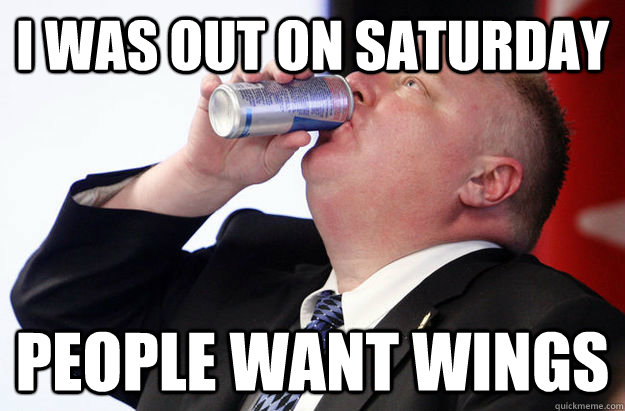 Saturday Rob Ford memes | quickmeme