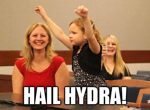 Hail Hydra! - Adopted Girl Fixed - quickmeme