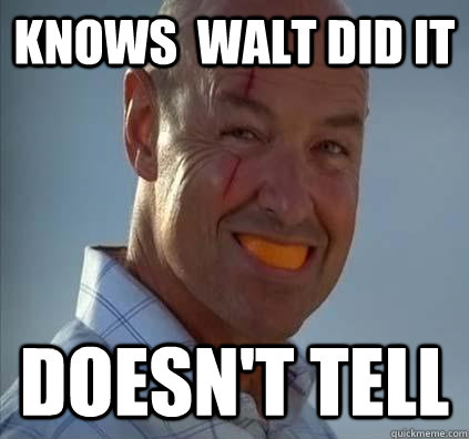 Knows Walt DiD it Doesn't tell - Good Guy Locke - quickmeme