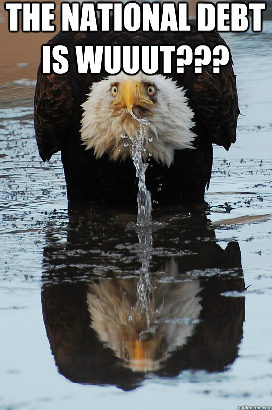 the national debt is wuuut??? - Misc - quickmeme