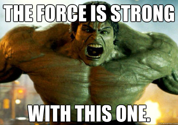 The force is strong with this one. - Misc - quickmeme