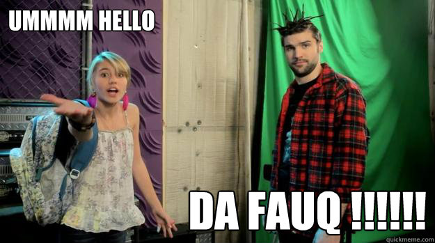 UMMMM Hello Da FauQ !!!!!! - Rayna and Metal Question Face - quickmeme