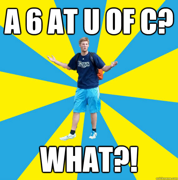 A 6 at U of C? What?! - Awestruck Andrew - quickmeme