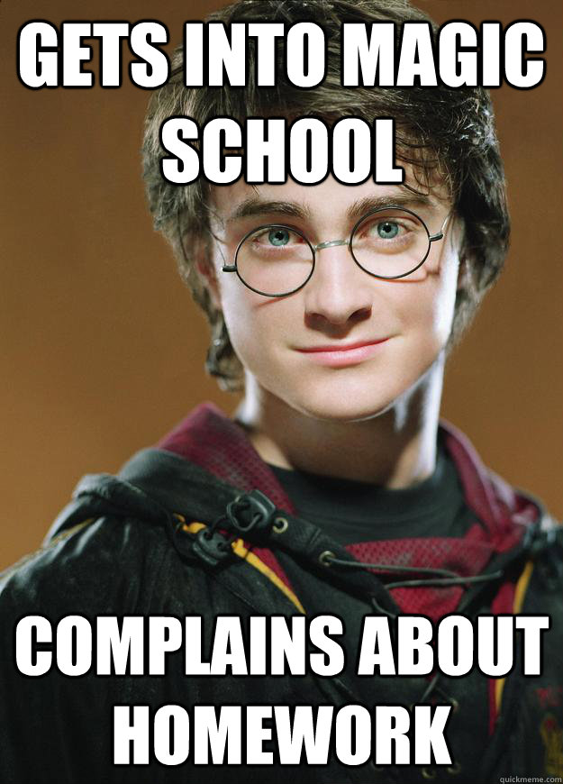 Gets into magic school complains about homework - Misc - quickmeme