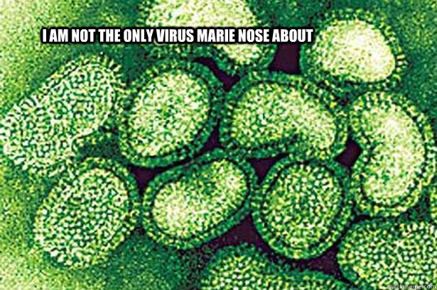 I am not the only virus Marie nose about - Misc - quickmeme