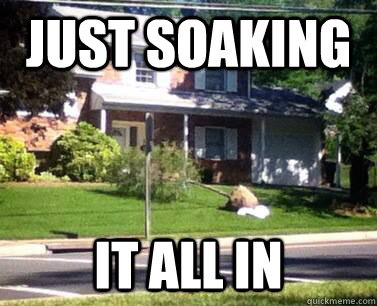 Just Soaking It all In - Misc - quickmeme