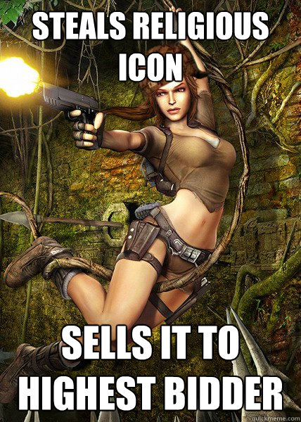 steals religious icon sells it to highest bidder - Misc - quickmeme