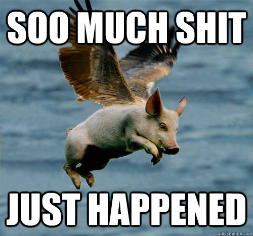 SOO much shit Just happened - Some day... - quickmeme