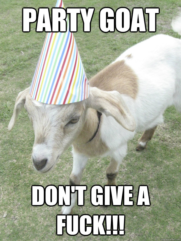 Party Goat memes | quickmeme