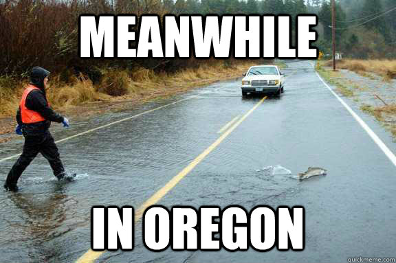 meanwhile in oregon - Meanwhileinoregon - quickmeme