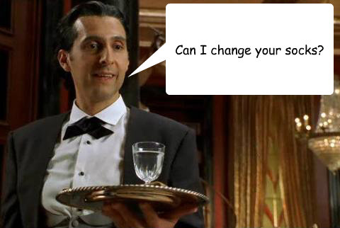 Can I change your socks? - Misc - quickmeme