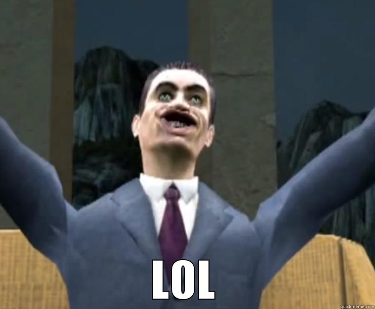 G-man lol - quickmeme