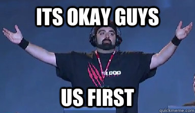 its okay guys us first - Blood Legion World First - quickmeme