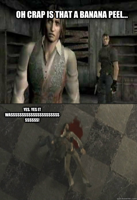 Resident Evil 4 Luis Sera Death memes | quickmeme