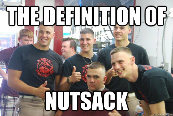 The Definition of nutsack - joe the nut - quickmeme
