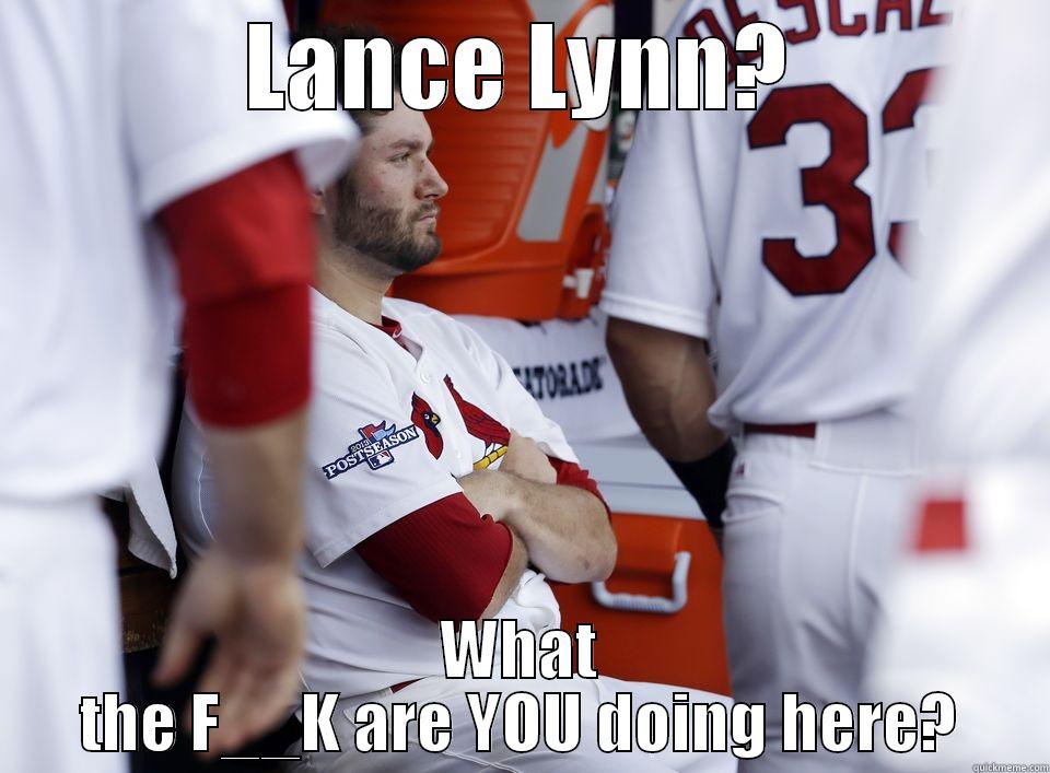 Lance Lynn Bench - quickmeme