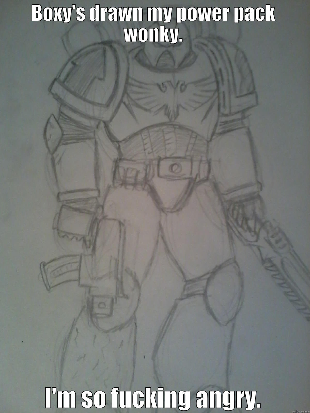 Space Marine Angry - quickmeme