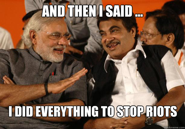 And then i said ... ... I rescued 15,000 Gujaratis out of Uttarakhand - Modi did everything ...