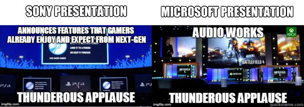 Sony Presentation Microsoft Presentation - Misc - quickmeme
