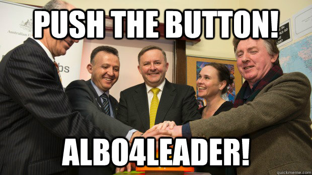 Push the button! Albo4Leader! - Albo4leader - quickmeme