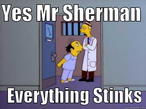 Sherman Stinks - quickmeme