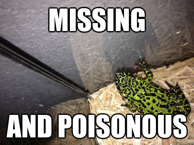Missing and poisonous - Misc - quickmeme