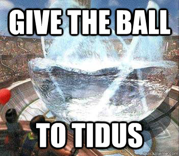Give the ball To tidus - Misc - quickmeme