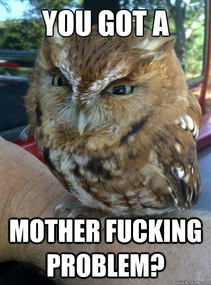 YOu got a Mother FUcking problem? - Misc - quickmeme