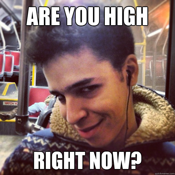 Are you high right now? - high salim - quickmeme