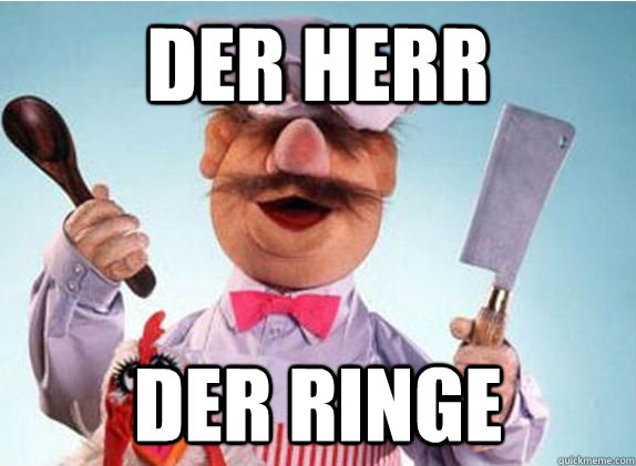 DER HERR DER RINGE - Seeadish Chef - quickmeme