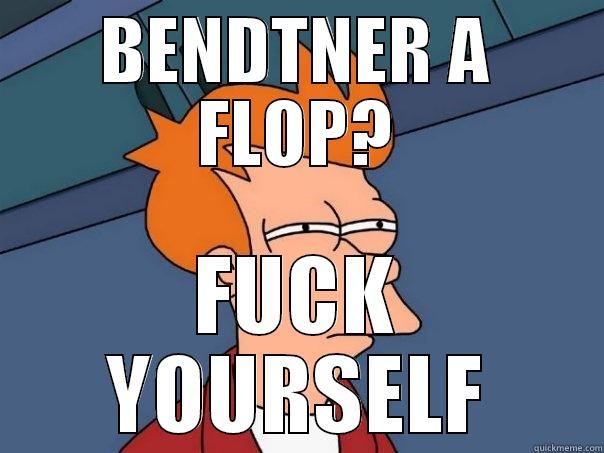 IS BENDTNER A FLOP? - quickmeme