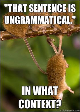 generative semantics when the cat's away, the mice will play - Linguistics Mice - quickmeme
