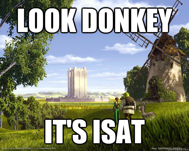Look Donkey it's isat - Misc - quickmeme